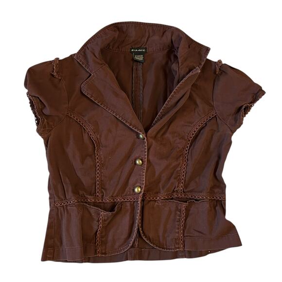 FANG | Tops | Y2k Fang Button Up Shirt Gold Buttons Size Small ...
